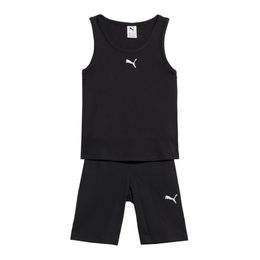 Puma Set 'ESS' Jungen Gr&ouml;&szlig;e 152 schwarz / wei&szlig;