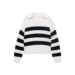 Mango Kids Pullover 'SABRINA' M&auml;dchen Gr&ouml;&szlig;e 116 schwarz / offwhite
