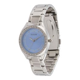 Guess Uhr 'Charlotte' Damen Gr&ouml;&szlig;e One Size hellblau / silber