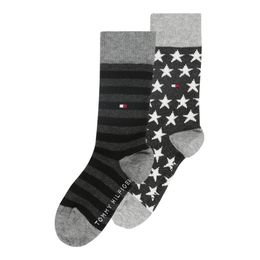 Tommy Hilfiger Socken M&auml;dchen Gr&ouml;&szlig;e 27/30 anthrazit / graumeliert / schwarz / wei&szlig;