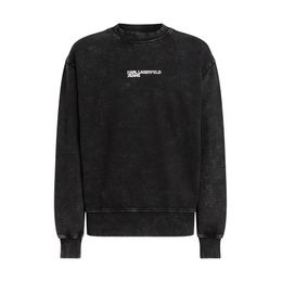 KARL LAGERFELD JEANS Sweatshirt Herren Gr&ouml;&szlig;e XXL schwarz / wei&szlig;