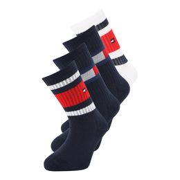 Tommy Hilfiger Socken M&auml;dchen Gr&ouml;&szlig;e 35/38 navy / rot / offwhite