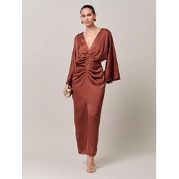 S&aacute;vel Kleid 'Deliliah' Damen Gr&ouml;&szlig;e 46 dunkelorange Winterkleid