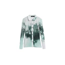 Desigual Bluse Damen Gr&ouml;&szlig;e S pastellgr&uuml;n / dunkelgr&uuml;n