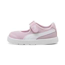 Puma Sneaker 'Courtflex v3' Jungen Gr&ouml;&szlig;e 23 ros&eacute; / wei&szlig;