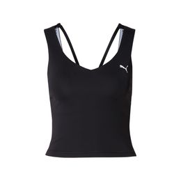 Puma Sporttop 'Strong' Damen Gr&ouml;&szlig;e S schwarz / wei&szlig;