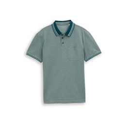 Tom Tailor Poloshirt Herren Gr&ouml;&szlig;e M smaragd / pastellgr&uuml;n / wei&szlig;