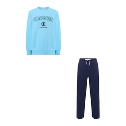 Champion Authentic Athletic Apparel Jogginganzug Jungen Gr&ouml;&szlig;e 128 navy / himmelblau