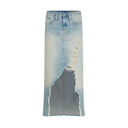 KARL LAGERFELD JEANS Rock Damen Gr&ouml;&szlig;e 34 blau / hellblau