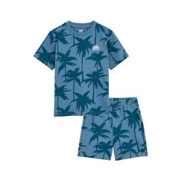 WE Fashion Schlafanzug Jungen Gr&ouml;&szlig;e 158/164 opal / cyanblau
