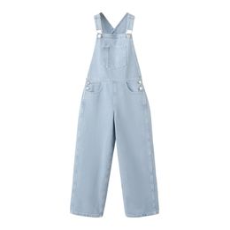 Mango Kids Latzjeans 'Doris' M&auml;dchen Gr&ouml;&szlig;e 116 hellblau
