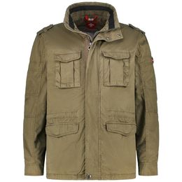 Gro&szlig;e Gr&ouml;&szlig;en Wellensteyn Fieldjacket "Colonel" aus Baumwolle, windabweisend Farbe oliv Gr&ouml;&szlig;e: 3XL