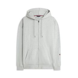 Tommy Hilfiger Sweatjacke Herren Gr&ouml;&szlig;e XXL graumeliert / wei&szlig;