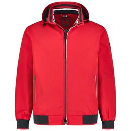 Gro&szlig;e Gr&ouml;&szlig;en Wellensteyn Leichte Funktionsjacke im Blouson-Stil, wind- und wasserdicht Farbe rot/wei&szlig; Gr&ouml;&szlig;e: 4XL