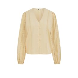 WE Fashion Bluse Damen Gr&ouml;&szlig;e XXL pastellgelb
