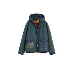 Desigual Jacke 'Mickey ' Herren Gr&ouml;&szlig;e S blau / orange