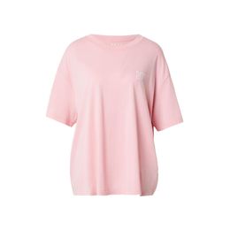 Roxy T-Shirt Damen Gr&ouml;&szlig;e XL hellpink / burgunder / wei&szlig;