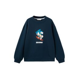 Mango Kids Sweatshirt Jungen Gr&ouml;&szlig;e 116 navy / azur / rot / wei&szlig;