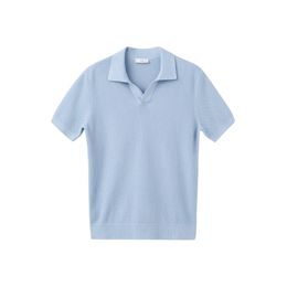 Mango Man Poloshirt 'SALAS' Herren Gr&ouml;&szlig;e S hellblau