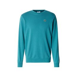 Puma Sweatshirt 'Essentials Elevated' Herren Gr&ouml;&szlig;e XL ecru / petrol