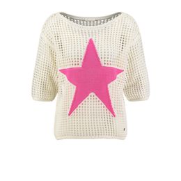 Key Largo Pullover ' Fame ' Damen Gr&ouml;&szlig;e M beige / pink