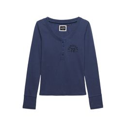 Superdry & Co Shirt 'Athletic' Damen Gr&ouml;&szlig;e S marine