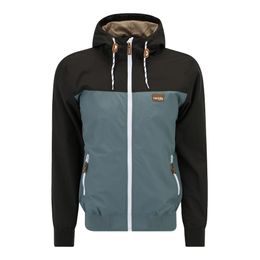 Iriedaily Jacke 'Auf Deck' Herren Gr&ouml;&szlig;e XS taubenblau / schwarz