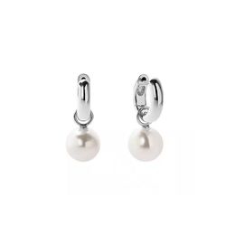 Rougemont Jewellery Earrings 'Elegante Perlen Creolen' female Silver size One Size