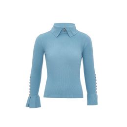 Leo Selection Sweater female Blue size XS/S