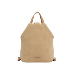 Emily & Noah EMILY & NOAH Damen Rucksack "Rucksack E&N Jeanna", beige, Obermaterial: 60% Polyurethan PU. 40% Polyester PES., Rucks&auml;cke