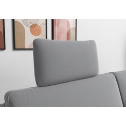 Sit & More Kopfst&uuml;tze SIT & MORE, B:50cm H:25cm T:12cm, grau, 100% Polyester, Polsterauflagen, "Olsen"