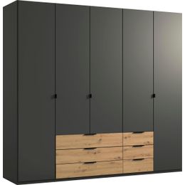 Dreht&uuml;renschrank wimex, B:225cm H:208cm T:58cm, braun, Holzwerkstoff, Schr&auml;nke, "Borneo"