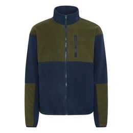 Blend Herren Fellimitatjacke "Fellimitatjacke BHBROOKS Sweatshirt zipp thru", blau, Gr. XL, Obermaterial: 100% Polyester PES., Jacken