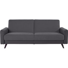 3-Sitzer, B:222cm H:89cm T:93cm, braun, exxpo - SOFA FASHION, Sofas, "Samso, elegant und bequem, toller Sitzkomfort, Schlafsofa", Kippcouch,
