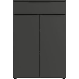 Aktenschrank Germania, B:80cm H:120cm T:40cm, grau, B&uuml;ro, Schr&auml;nke, "Mailand", optional mit Schublade, T&uuml;rd&auml;mpfer, Breite 80 cm, Made in Germany