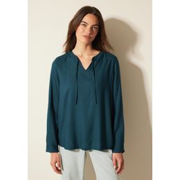 Cecil Damen Shirtbluse, gr&uuml;n, Gr. XXL, unifarben, Stoff, 100% Viskose, Blusen, aus softer Viskose