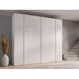 Kleiderschrank Home Affaire, B:270cm H:237cm T:59cm, wei&szlig;, MDF, Melamin, Schlafzimmer, Schr&auml;nke, "Kleiderschrank Malissa mit Regalen und