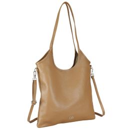Damen Schultertasche "Cuir", Collezione Alessandro, braun, Leder, Taschen, aus echtem Leder, Made in Italy