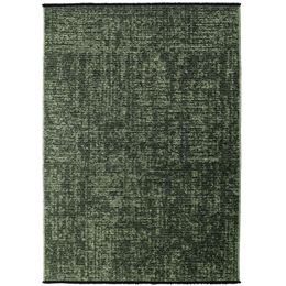 Teppich, B:120cm H:7mm L:170cm, gr&uuml;n, Ayyildiz Teppiche, Chenille, Wohnzimmer, Teppiche, "SPACE 1900, auch als L&auml;ufer", L&auml;ufer, Kurzflor, Boho,