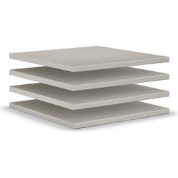 Einlegeboden, B:48cm H:2cm T:50cm, beige, SET ONE BY Musterring, Holzwerkstoff, Einlegeb&ouml;den, "Henderson", 4er-Set 48 cm f&uuml;r Schr&auml;nke Programm