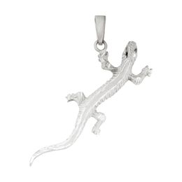 Kettenanh&auml;nger Jobo "Anh&auml;nger Echse Eidechse 18 mm", silber (silber 925), Schmuckanh&auml;nger, Damen, Silber 925 (Sterlingsilber), Kettenanh&auml;nger, 925 Silber rhodiniert