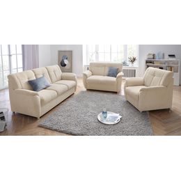 Sit & More Sessel SIT & MORE, B:95cm H:91cm T:90cm, beige, Struktur (100% Polyester);Luxus-Microfaser ALTARA NUBUCK (100% Polyester), Wohnzimmer, Sessel,