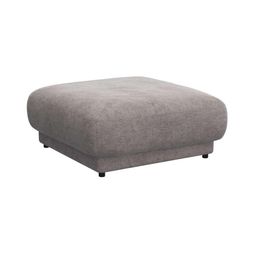 Pouf FLEXLUX, B:107cm H:44cm T:107cm, beige, 100% Polyester, Poufs, "Molino, Fu&szlig;hocker, Sitzhocker, Polsterhocker", Kaltschaum & Stahl-Wellen, F&uuml;sse