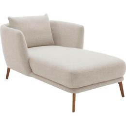 Sch&ouml;ner Wohnen Kollektion Chaiselongue, B:101cm H:71cm T:161cm, wei&szlig;, SCH&Ouml;NER WOHNEN-KOLLEKTION, 96% Polyester, 4% Polyacryl, Sofas, "Pearl - 5 Jahre Hersteller-Garantie, auch