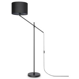 Paco Home Stehlampe "TOM", 1, &Oslash; 38cm H: 162,2cm, schwarz, Wohnzimmer, Leuchten, mit kompatiblen Dimmer und Leuchtmittel