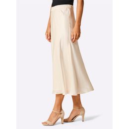 Damen Schlupfrock, beige, Gr. 20, CREATION L PREMIUM, unifarben, 70% Viskose, 30% Seide, R&ouml;cke