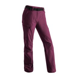 Maier Sports Damen Funktionshose "Lulaka", pink, Gr. 36, 90% Polyamid, 10% Elasthan, Hosen, Damen Wanderhose, atmungsaktive Outdoor-Hose mit Roll up