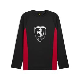 Puma Herren T-Shirt "Scuderia Ferrari HP Lifestyle Langarmshirt Herren", schwarz, Gr. XXL, clean, Obermaterial: 100% Polyester; Kragen: 100%