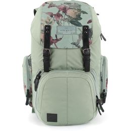 Nitro Kinder Laptoprucksack "Weekender", gr&uuml;n, Nylon, Polyester, Rucks&auml;cke, Reiserucksack mit Laptopfach, Schulrucksack, Wanderrucksack