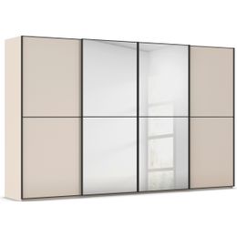 Schwebet&uuml;renschrank Rauch, B:360cm H:223cm T:68cm, beige, Holzwerkstoff, Schr&auml;nke, "Kleiderschrank Schrank Garderobe Schlafzimmerschrank SCALE-DUO",